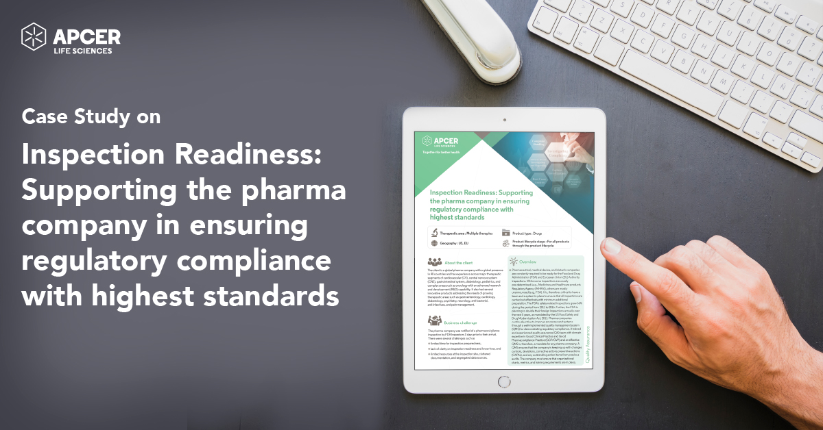 Inspection Readiness: Supporting the pharma company in ensuring ...